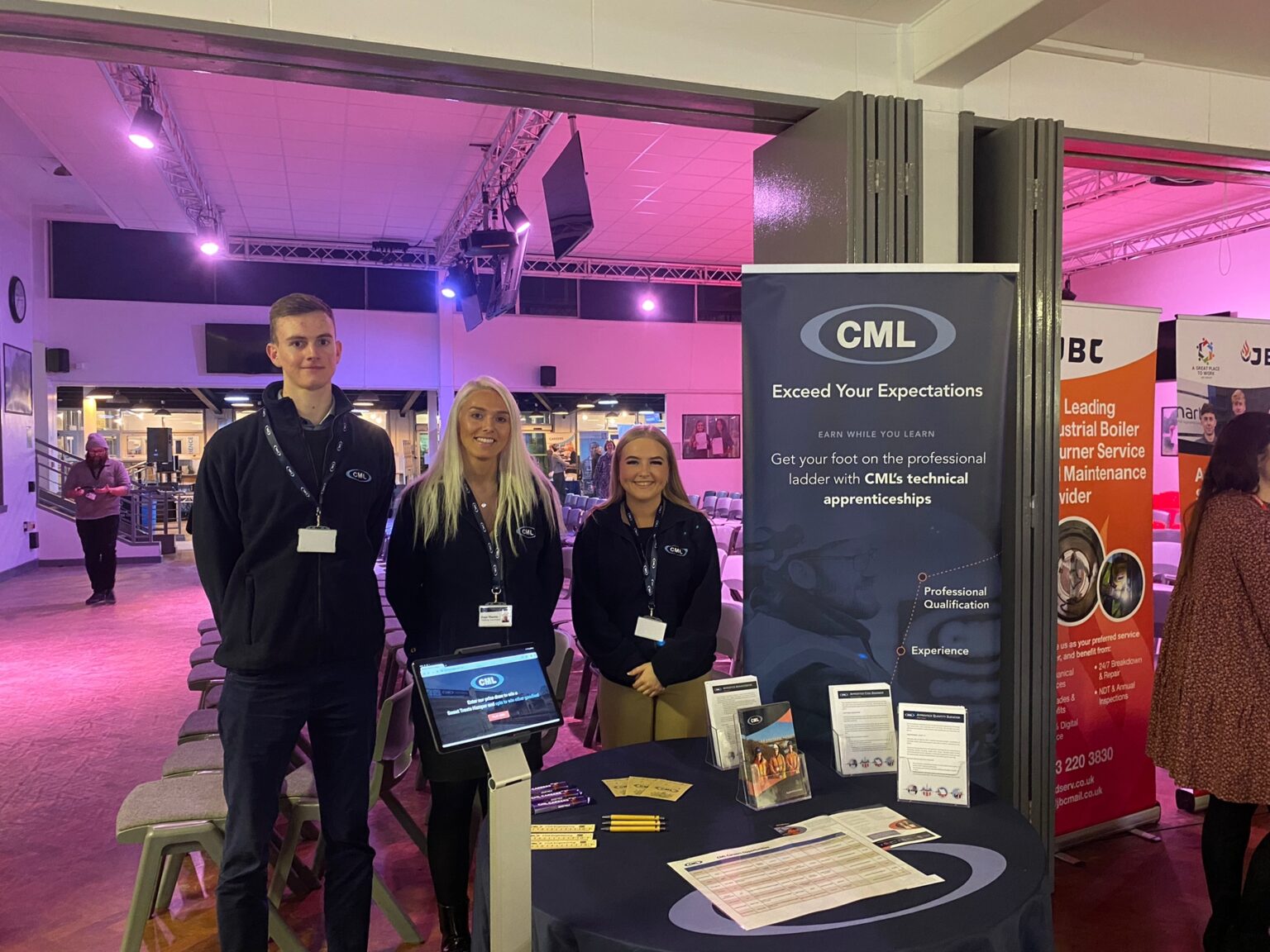 CML attend New College Pontefract Careers Fair - CML Civil Engineering - Leeds, Yorkshire